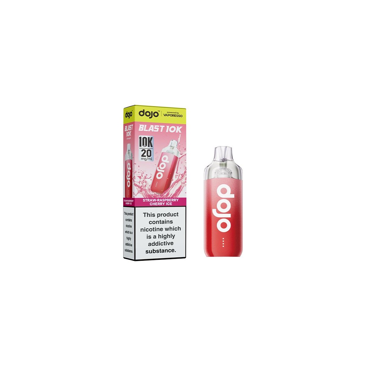 Vaporesso Dojo Blast 10K Prefilled Kit - Strawberry Cherry Raspberry ...